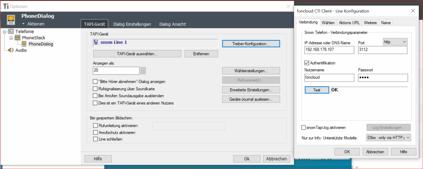 CTI-Client für Windows konfigurieren - Outbox AG – FAQ